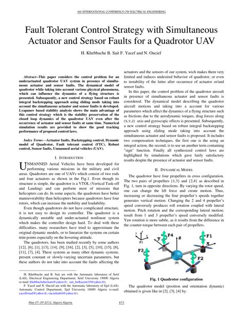 Pdf Fault Tolerant Control Strategy With Simultaneous Actuator And