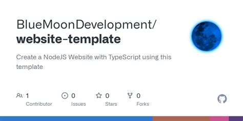 GitHub BlueMoonDevelopment Website Template Create A NodeJS Website With TypeScript Using