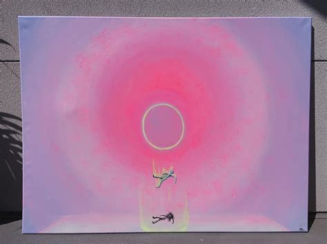 The Splitting” By Me Acrylic X Canvas 30x40” —— Inspired By Purity Rings Another Eternity