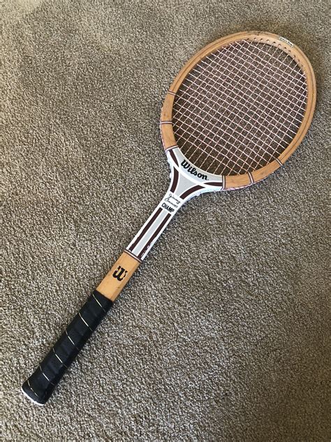 Vintage Wilson Jimmy Connors Champ Wooden Tennis Racket For Sale In