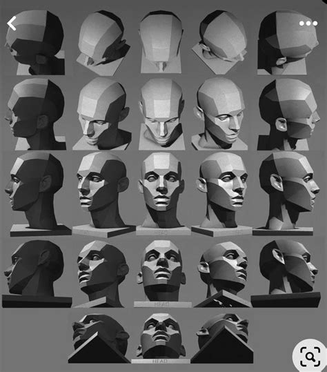 Пин от пользователя Irishmurals на доске Heads Схемы лица Рисование головы Рисунки фигур