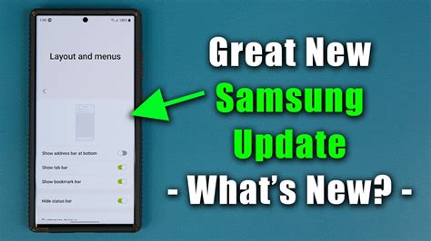 Great New Samsung Update For All Samsung Galaxy Smartphones Whats New Youtube