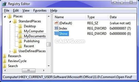 how to customize the places bar in common file dialog box in microsoft