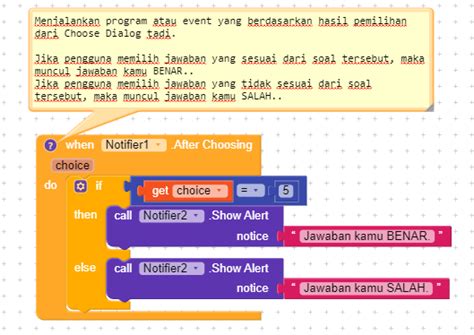 Blok Program Notifier Choose Dialog Di Kodular Dwiay Dal1809