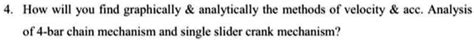 Solved How Will You Find Graphically And Analytically The Methods Of