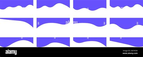 collection of dividers shape templates modern separator header for