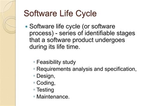 Software Life Cycle Pptx