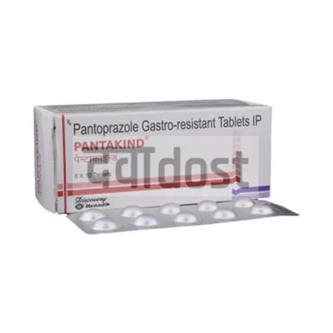 Pantakind 40mg Tablet Upto 10 00 Off Dawaadost