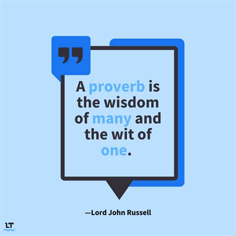 Example Of Proverbs With Meaning