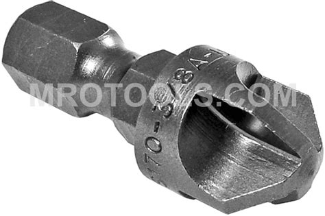 ZEPHYR TS170 3 8A 3 8 Torq Set Bullnose Power Drive Bit 5 16 Hex Shank