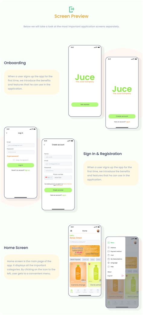 UX UI Juce App Design On Behance