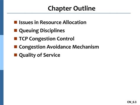 Ppt Computer Networks Chapter 6 Congestion Control And Resource