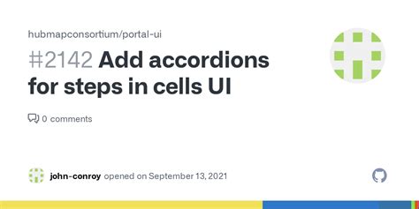 Add Accordions For Steps In Cells Ui · Issue 2142 · Hubmapconsortium