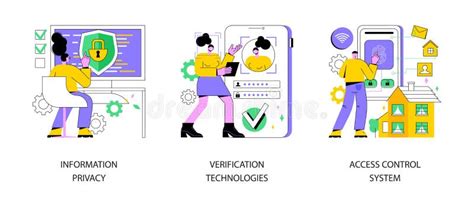 Digital Security Abstract Concept Vector Illustrations Stock Vector Illustration Of Graphics