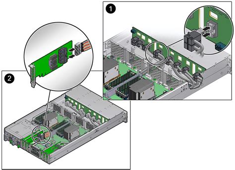 Install Nvme Cables Oracle® Exadata Storage Server X5 2 Extreme Flash Service Manual
