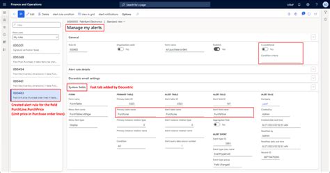 Create Alert Rules One Click In Dynamics Finance DHRP