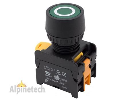 Electrical Illuminated Switches 220v Push Button Alpinetech