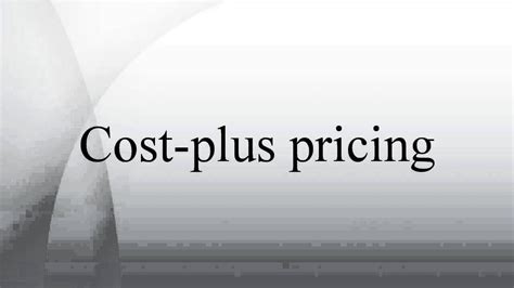 What Is Cost Plus Pricing And Why It Is A Good Pricing Strategy Marketing91
