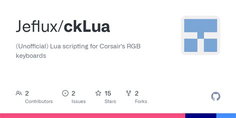 Github Jeflux Cklua Unofficial Lua Scripting For Corsair S Rgb Keyboards