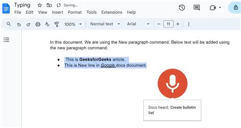 How To Voice Type On Google Docs GeeksforGeeks