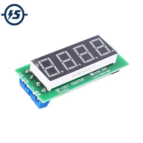 trigger counter module accumulator 4 bit red 0 56in digital tube