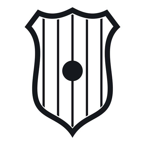 Protective Shield Icon Simple Style 14655338 Vector Art At Vecteezy
