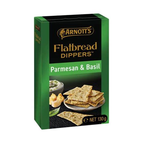Buy Arnotts Flatbread Dippers Parmesan And Basil 130g Coles