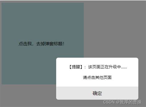 【javascript】alert弹窗不显示网址标题以及prompt弹出输入框（已解决，图文 示例） csdn博客