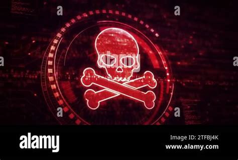 Skull Pirate Online Cyberattack Hack Threat And Breach Security