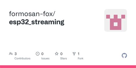 Github Formosan Foxesp32streaming