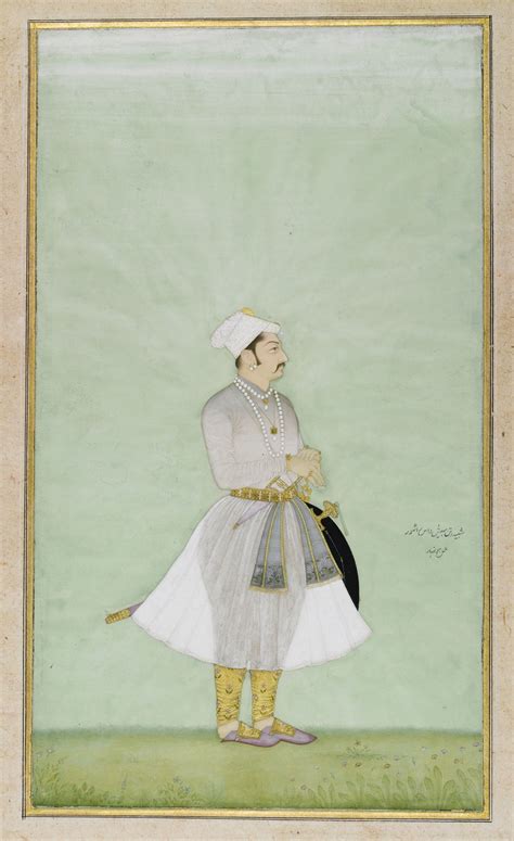 A Portrait Of Raja Sidh Sen R 1684 1727 India Mandi Mid 18th Century