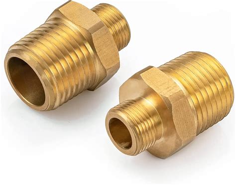 Rv Faucet Adapter 1 2 To 3 8 Reducer Faucet Supply Line Adapter Brass 3