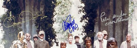 Lot Detail Star Wars A New Hope Cast Signed 16 X 20 Color Photo