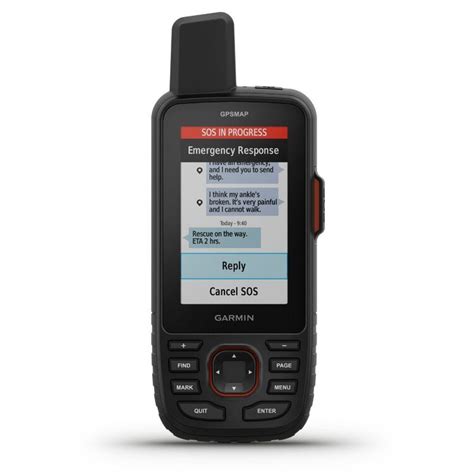 Garmin Handheld Gpsmap 67i Gps Handheld And Satellite Communicator Orange And Black