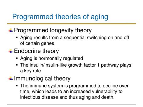 Ppt Theories Of Aging Powerpoint Presentation Free Download Id 5480931