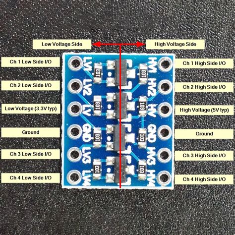 Channel Logic Level Converter Bi Directional Makers Electronics