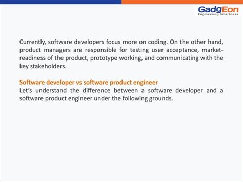 Software Product Engineering Vs Software Development Ppt