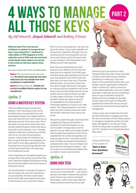 4 Ways To Manage All Those Keys Part 2 Pdf
