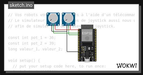 TP Mécatronique Lire valeur analogique Copy Wokwi ESP STM Arduino Simulator
