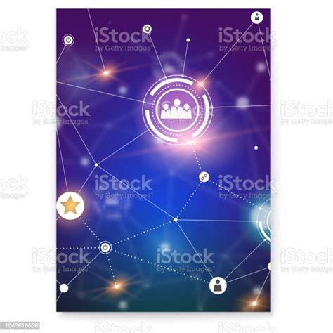 소셜 네트워크와 포스터입니다 소셜 네트워크에서 통신 기술에 체계입니다 쌍방향 상호 작용의 세계적인 기호입니다 흐리게 배경 막 3d 벡터 일러스트 레이 션입니다 서식 파일