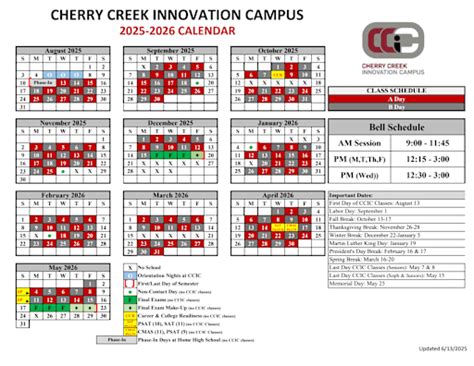 Cherry Creek Schools Calendar 26 27 School Calendars And Holiday