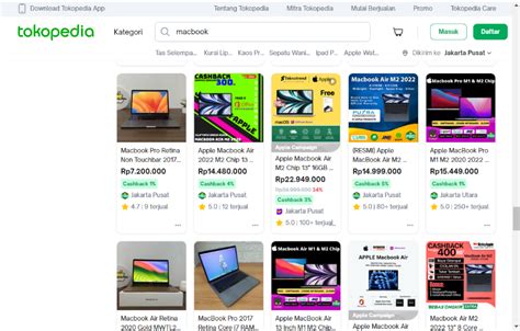 tokopedia website scraping analysis of macbook products sold on… by nathalia clarissa
