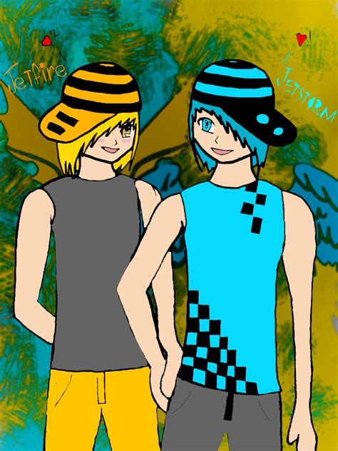 Tfa Jet Twins Humanized Colored Version By Nightangel45 On Deviantart
