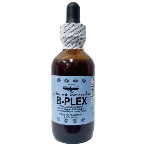 B Plex Herbal Supplements Natural Products Ancient Formulas Inc