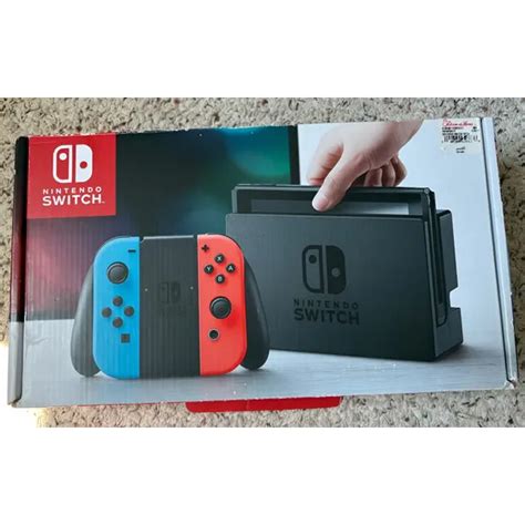 Nintendo Switch Neon Blue And Neon Red Joycon Color Rojo Mercadolibre