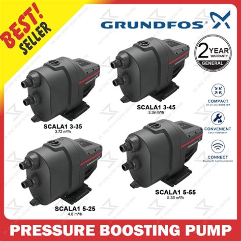 Grundfos Scala 1 Series Scala1 3 35 3 45 5 25 5 55 Home Water Pressure Booster Pump