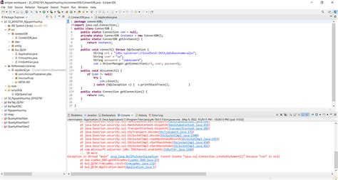 lỗi kết nối sql với eclipse programming dạy nhau học