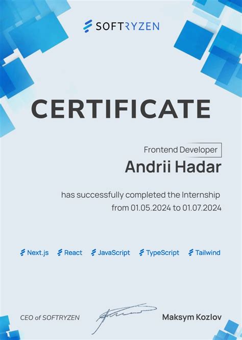 Andrii Hadar On Linkedin Internship Teamlead Softryzen Nextjs Tailwindcss Strapicms