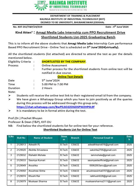 Amagi Media Labs Internship Cum Ppo Recruitment Drive Online Test On