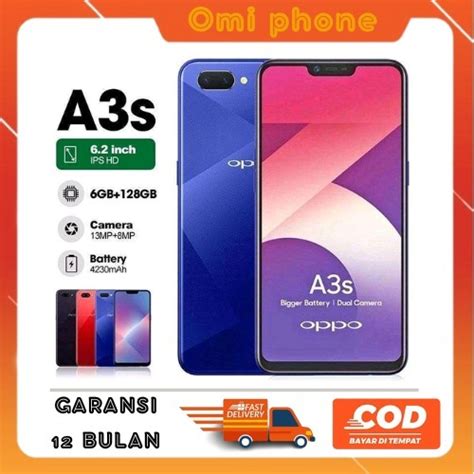 Jual Hp Oppo A S Ram Gb G Lte Smartphone Garansi Tahun Baru Shopee Indonesia
